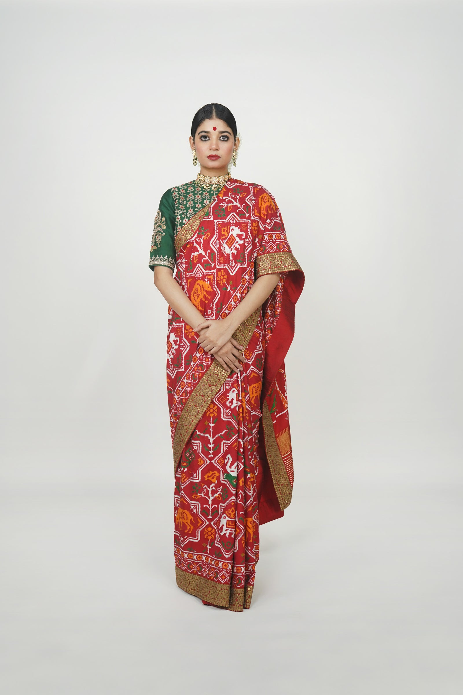 The Lakhjatan Patan Patola silk Saree | Indian Designer Sarees | Ayush ...