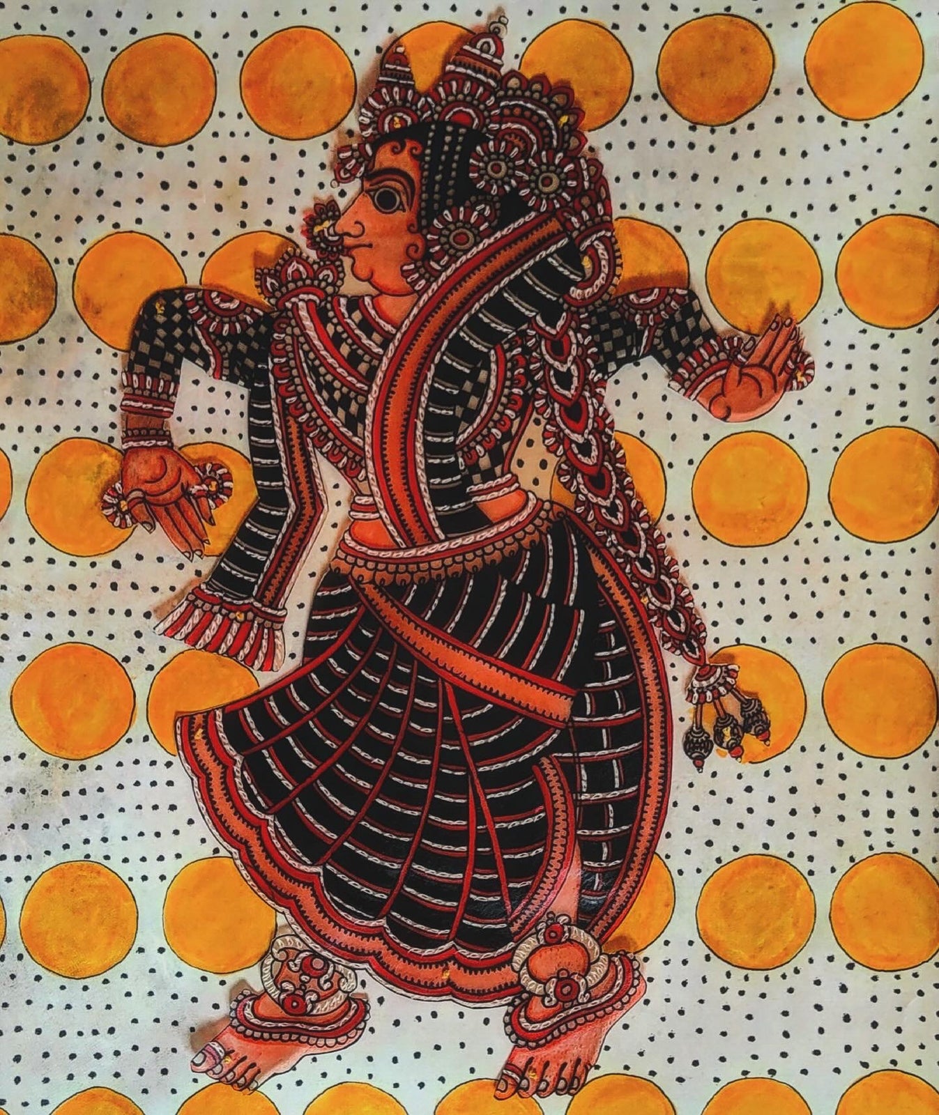 Nitya - Thodu Bommalata Wall Painting– ayushkejriwal
