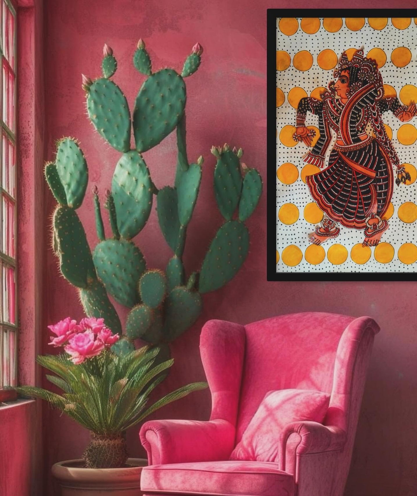 Nitya - Thodu Bommalata Wall Painting– ayushkejriwal