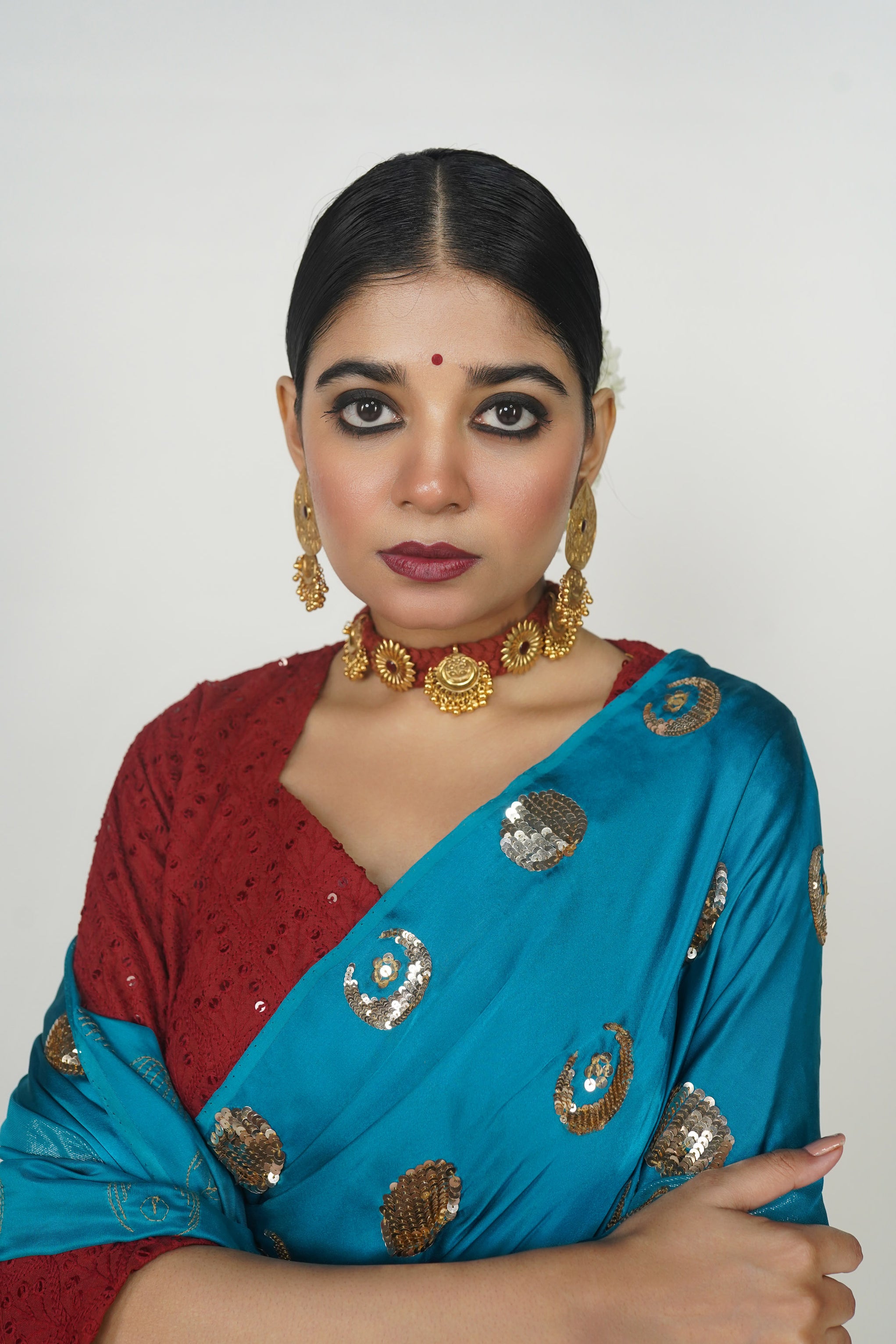 The Pushkar Silver Neckpiece & Earrings Set | Ayush Kejriwal– ayushkejriwal